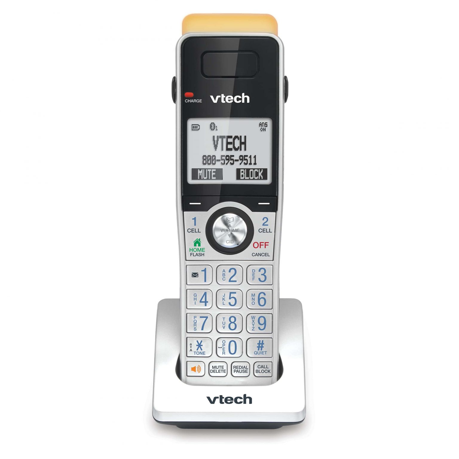 VTech DECT 6.0 Cordless Phone Accessory Handset (IS8101) for IS8151-3 ...