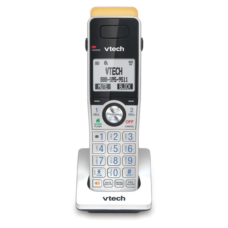 VTech DECT 6.0 Cordless Phone Accessory Handset (IS8101) for IS8151-3 ...